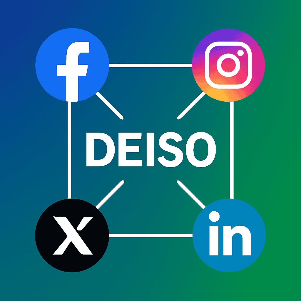 Nasledovať DEISO Teraz na Facebooku, X a Instagrame!